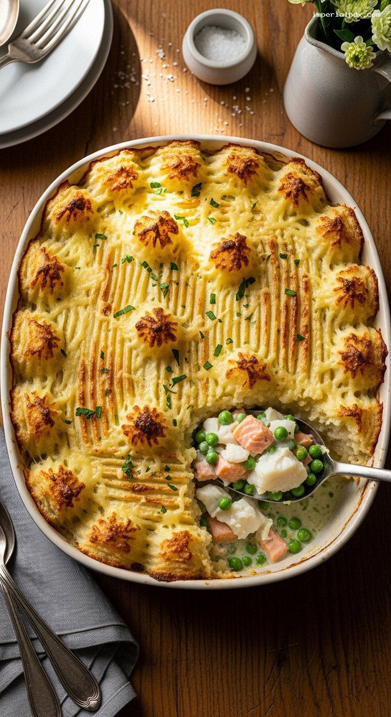 Classic British Fish Pie with Creamy Parsley Sauce – Imperial Recipes