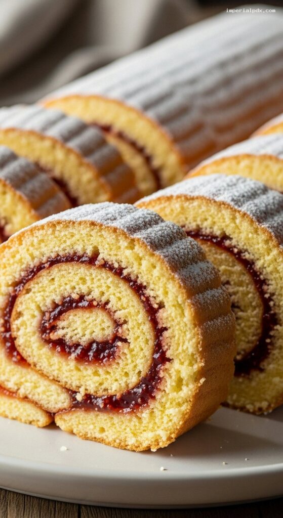 Classic Jam Swiss Roll (Gâteau Roulé à la Confiture) – Imperial Recipes