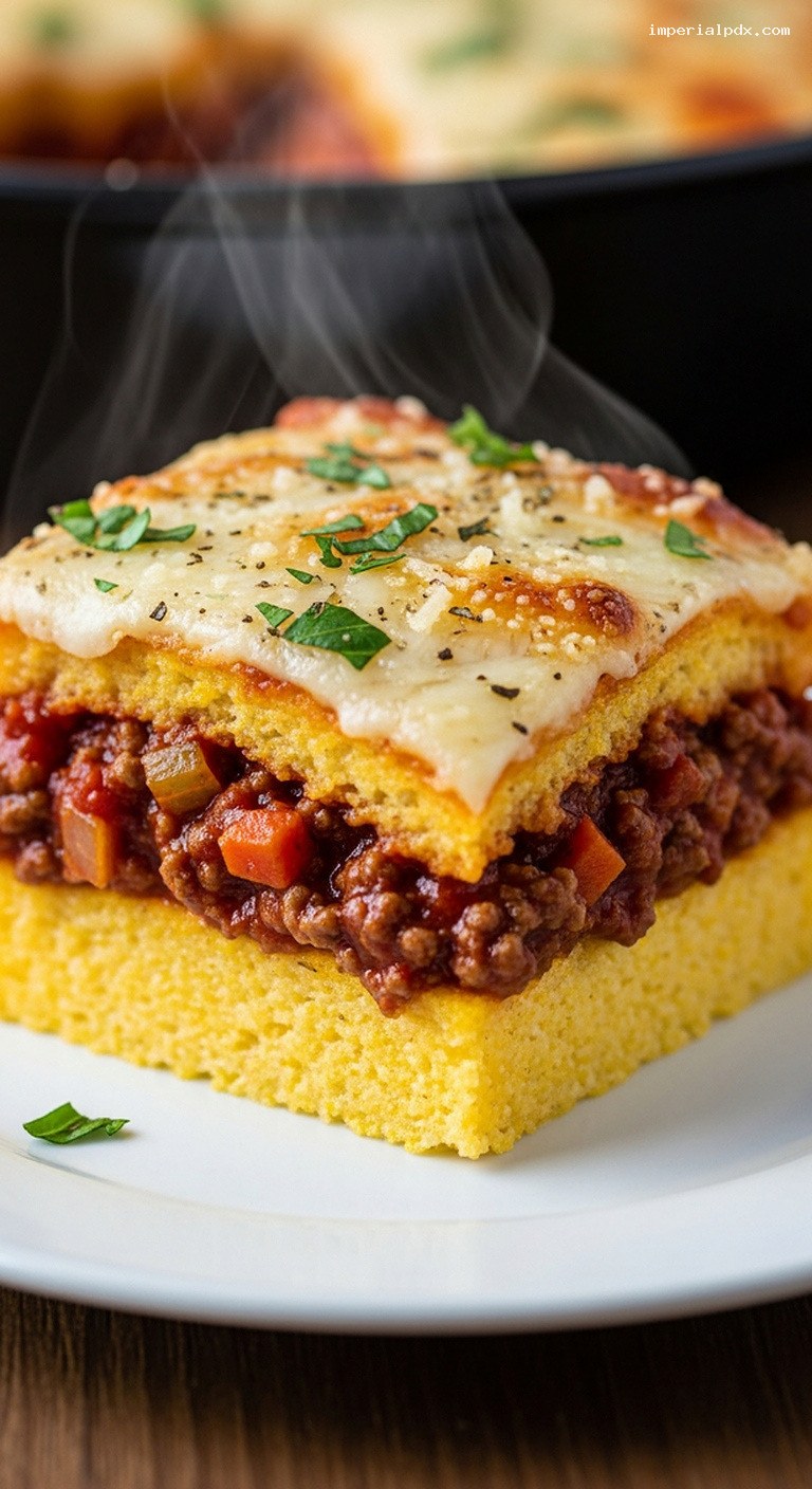 Creamy Baked Polenta Casserole with Herbed Beef and Parmesan – Imperial ...