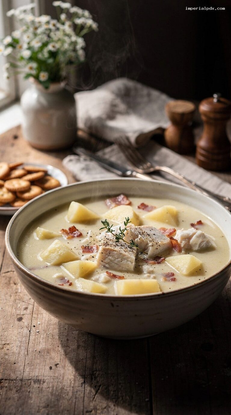 Creamy New England Fish Chowder With Bacon and Potatoes – Imperial Recipes