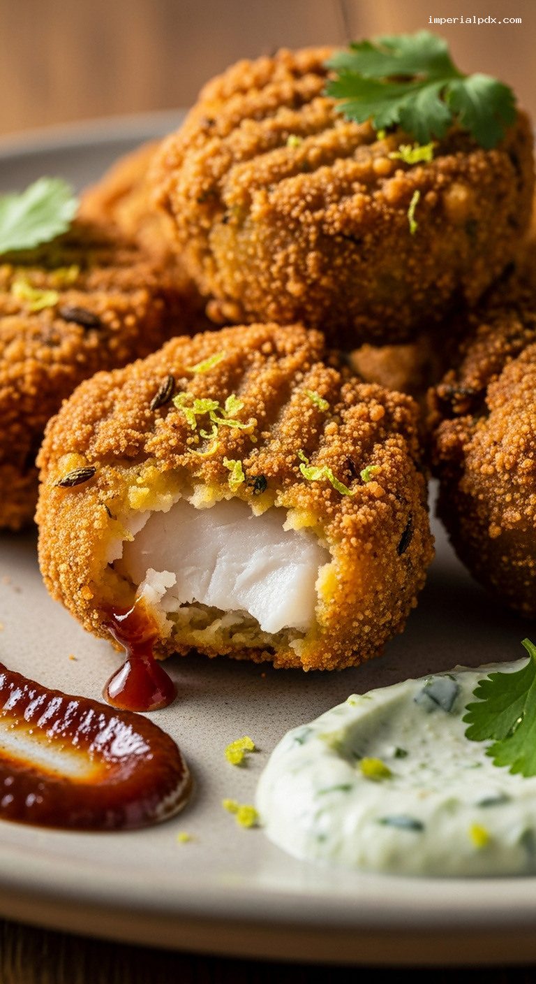 Crispy Indian Fish Pakoras With Tamarind Mint Chutney – Imperial Recipes