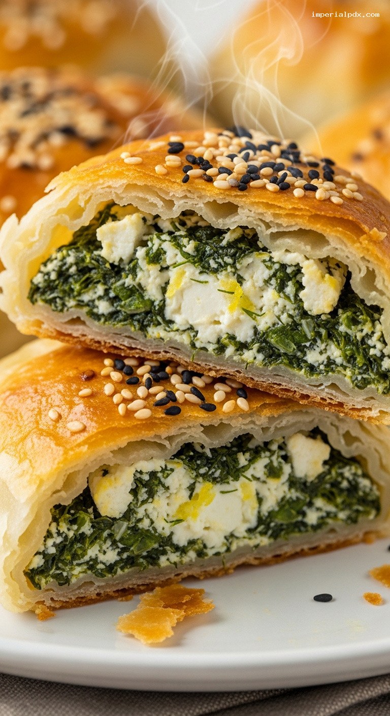 Crispy Spinach and Feta Börek Parcels – Imperial Recipes