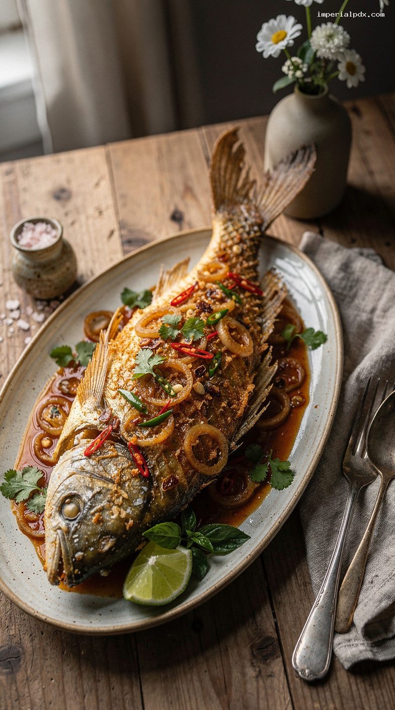 Crispy Whole Fish With Thai Chili-Tamarind Sauce – Imperial Recipes