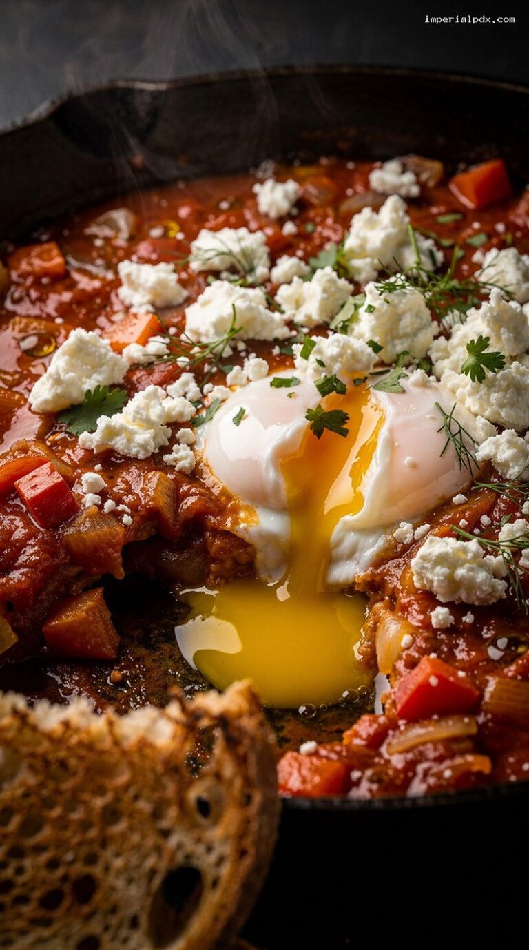 Feta Shakshuka with Crusty Bread – Imperial Recipes