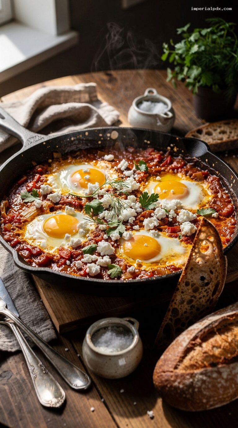 Feta Shakshuka with Crusty Bread – Imperial Recipes