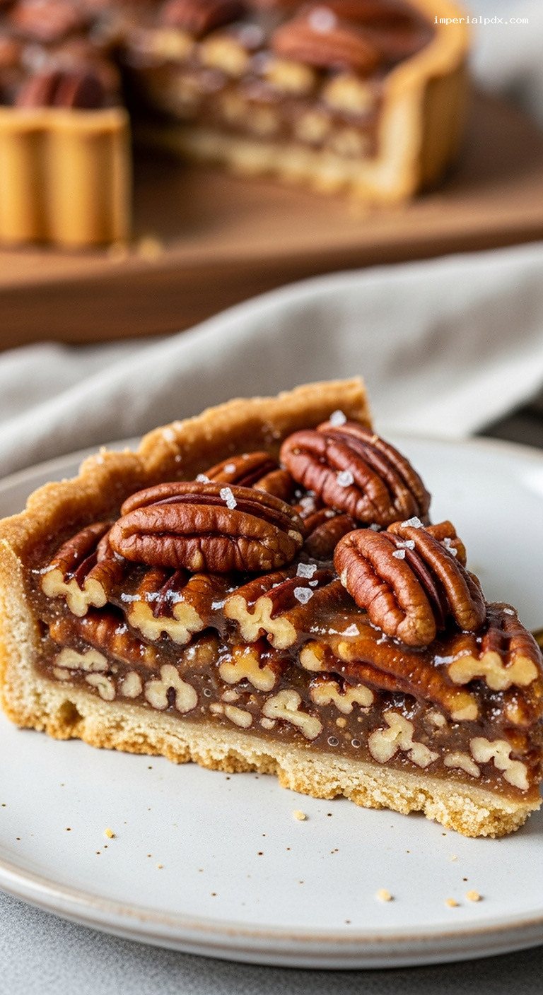 French Pecan Tart with Buttery Pâte Sucrée – Imperial Recipes