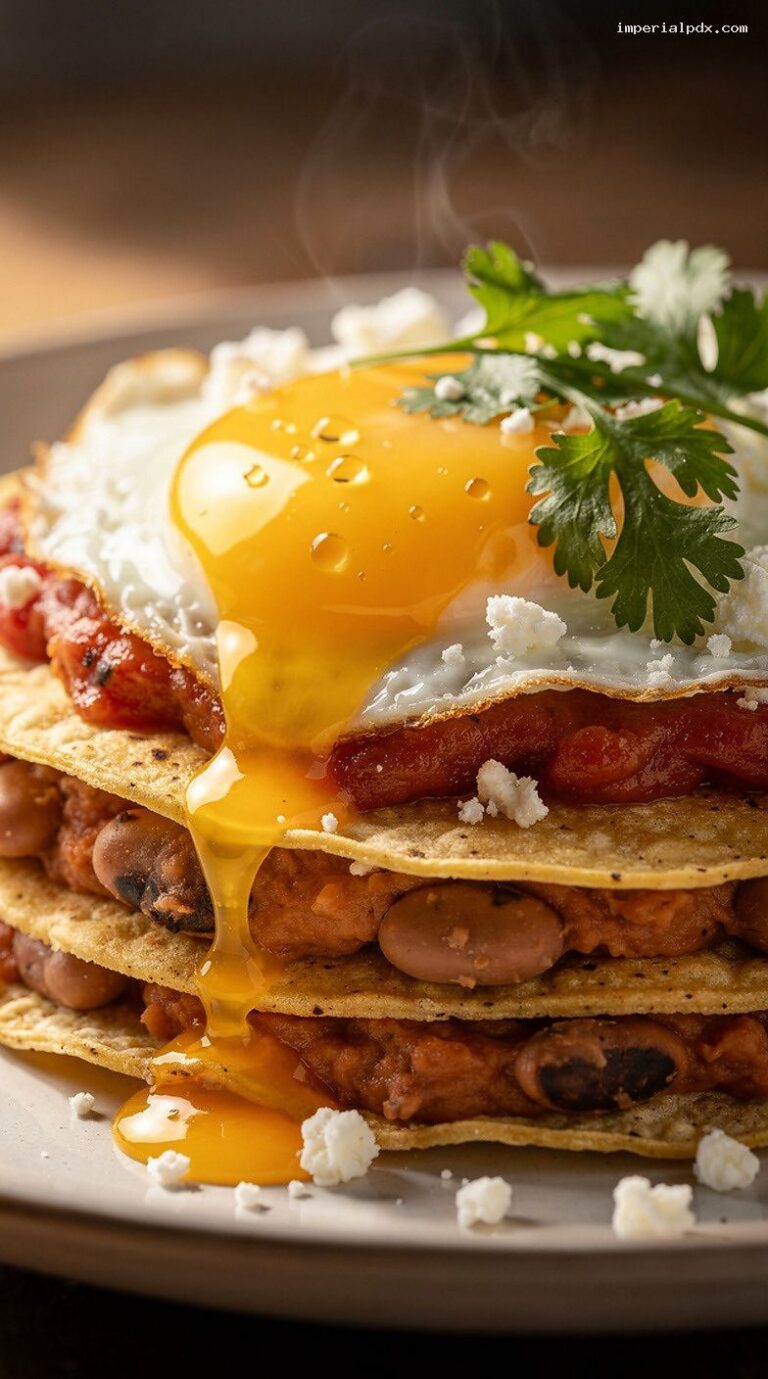 Huevos Rancheros with Beans, Salsa Roja, and Fried Eggs – Imperial Recipes