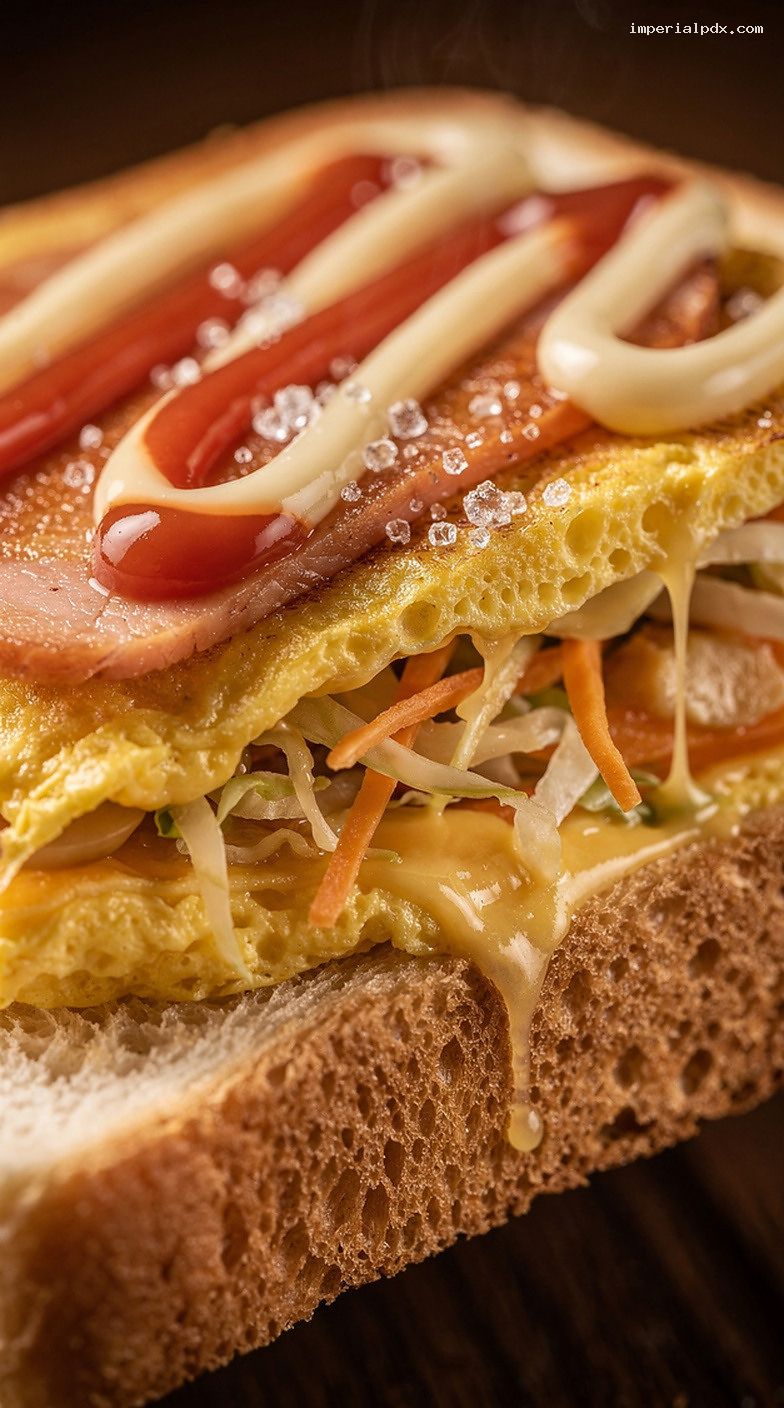 Korean Street Toast with Cabbage Egg Patty and Sweet Sauce – Imperial ...