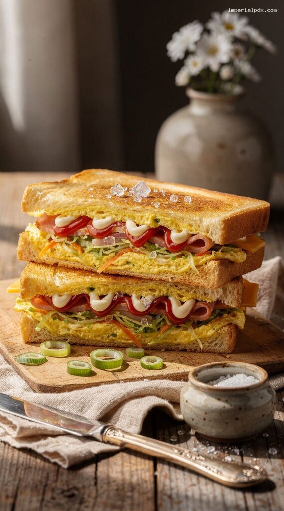 Korean Street Toast with Cabbage Egg Patty and Sweet Sauce – Imperial ...