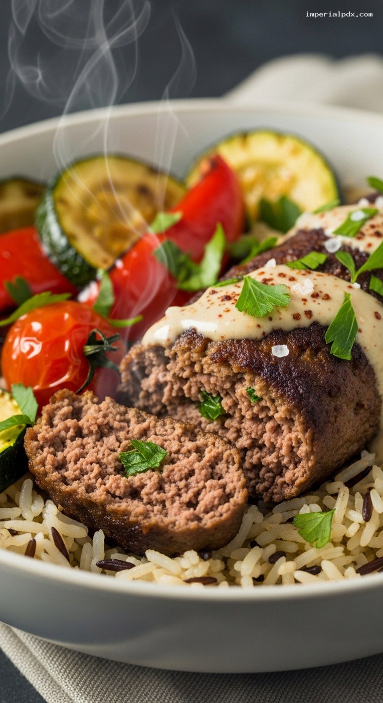 Lebanese Beef Kafta Bowls with Rice and Tahini – Imperial Recipes