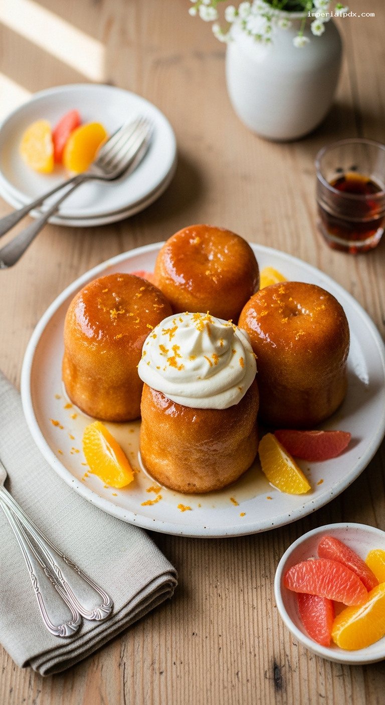 Light and Boozy Baba au Rhum with Chantilly Cream – Imperial Recipes