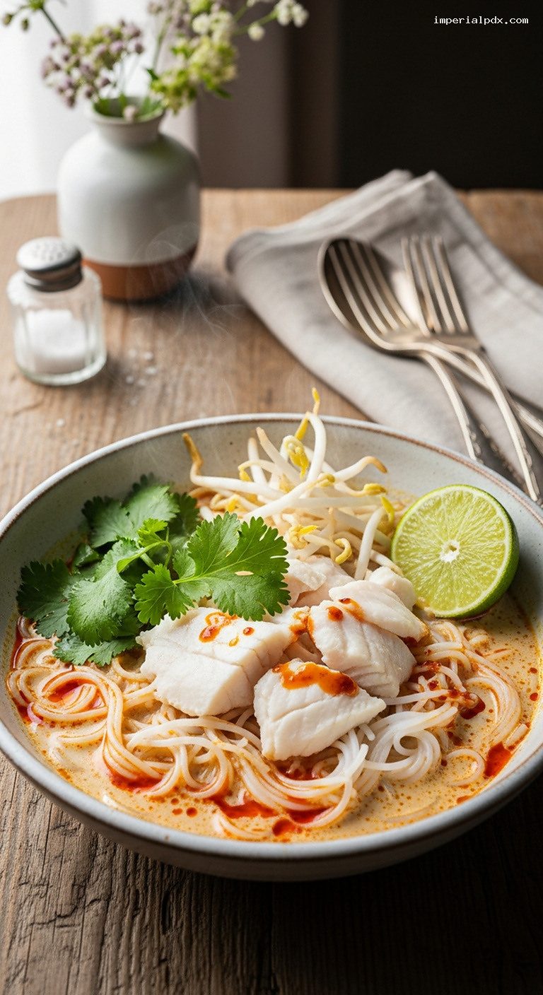 Malaysian Fish Laksa Noodle Bowls With Coconut-Spice Broth – Imperial ...