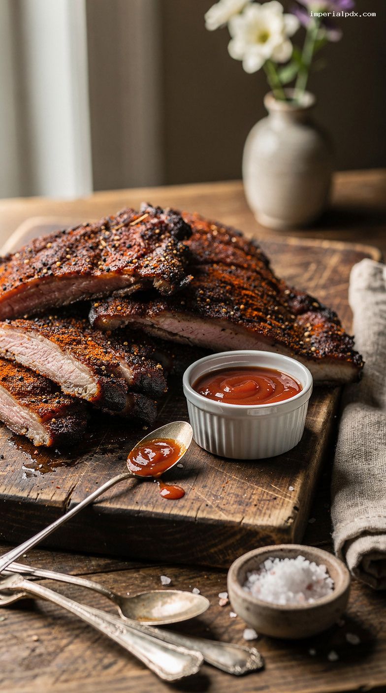 Memphis-Style Dry-Rub Smoked Ribs With Tangy Sauce – Imperial Recipes