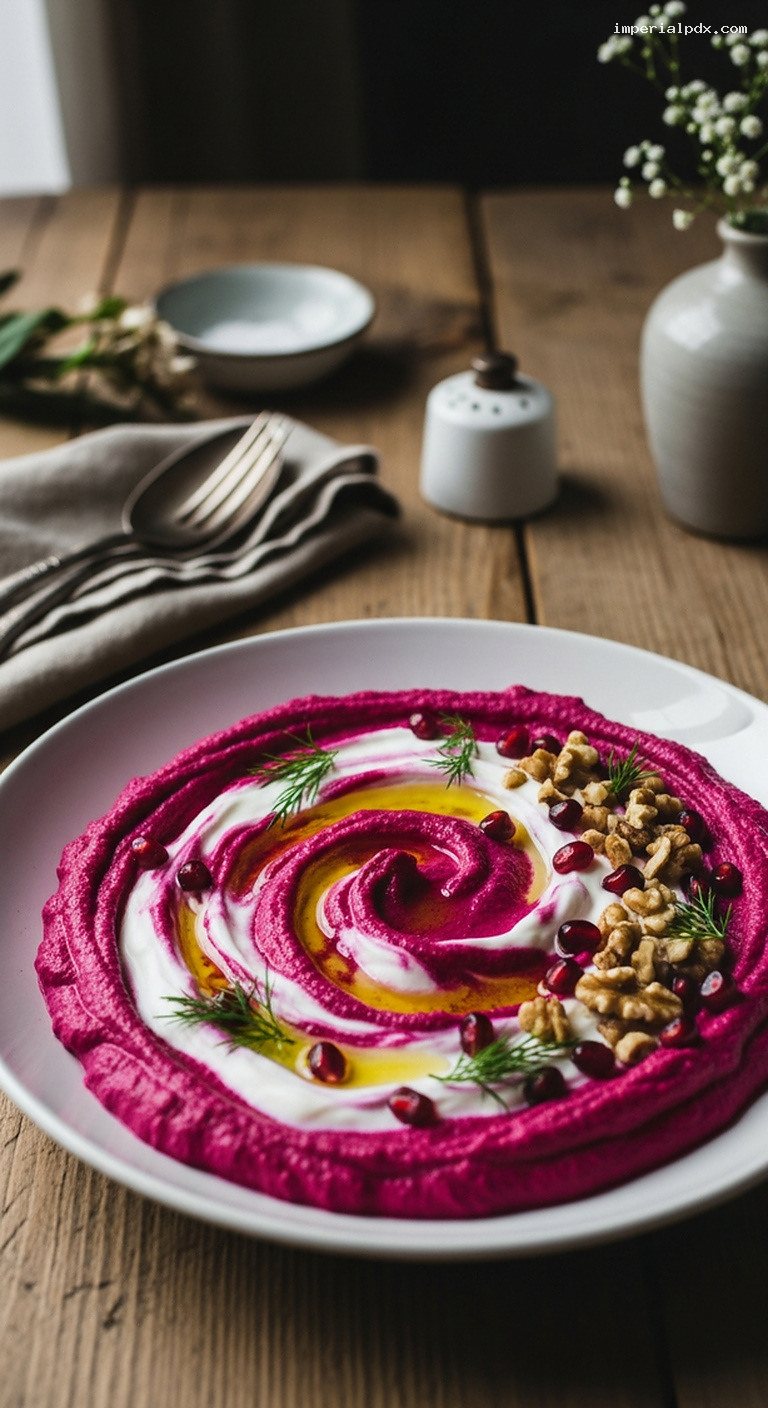 Pancar Tarator Beet Yogurt Dip With Dill and Garlic – Imperial Recipes