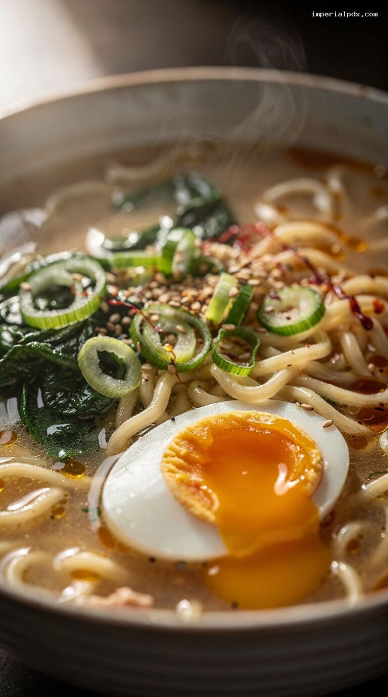 Quick Breakfast Ramen With Miso Broth and Jammy Egg – Imperial Recipes