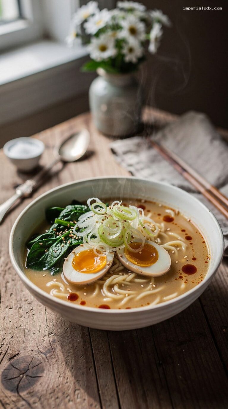 Quick Breakfast Ramen With Miso Broth and Jammy Egg – Imperial Recipes