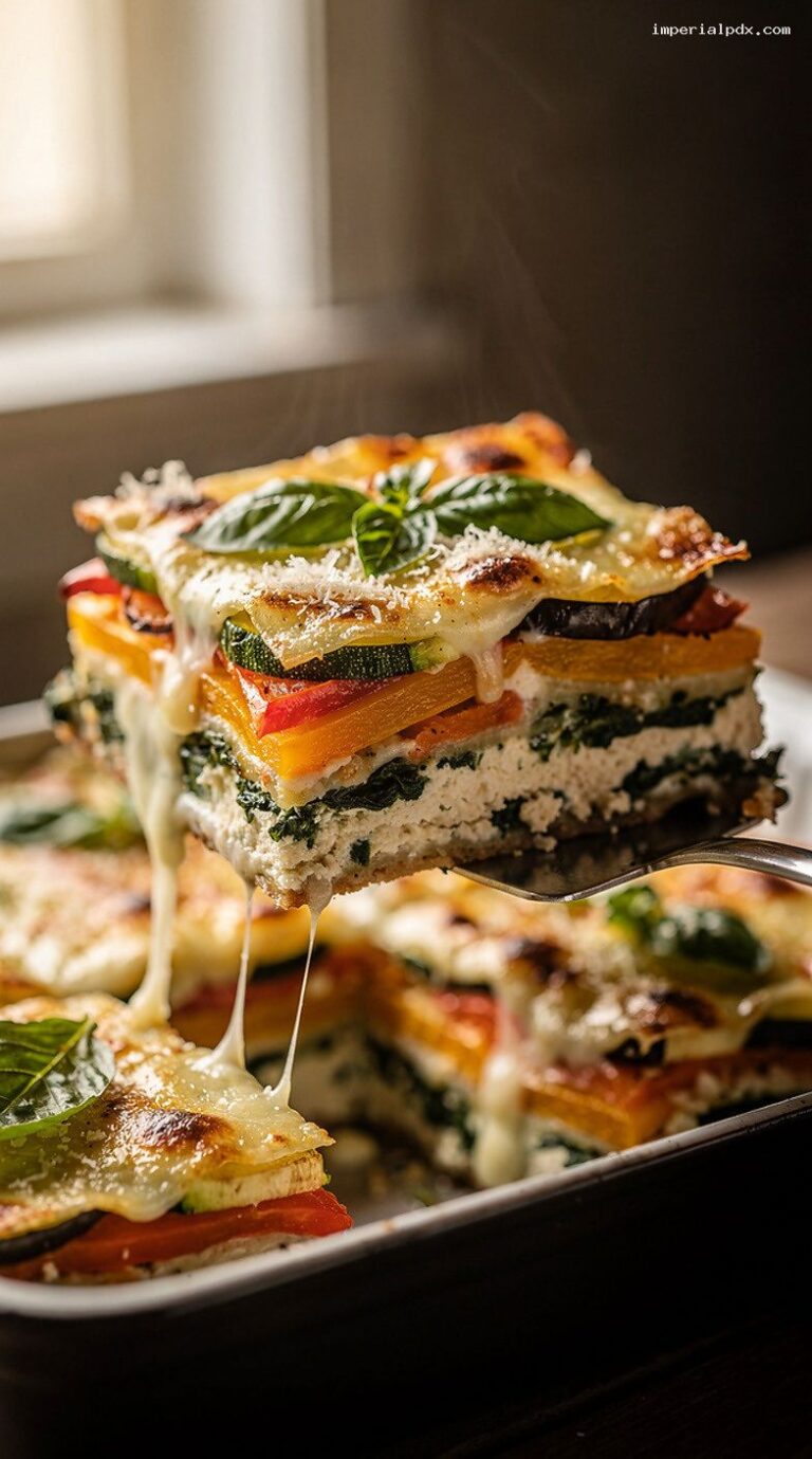 Rainbow Roasted Vegetable Lasagna Squares With Ricotta and Béchamel ...