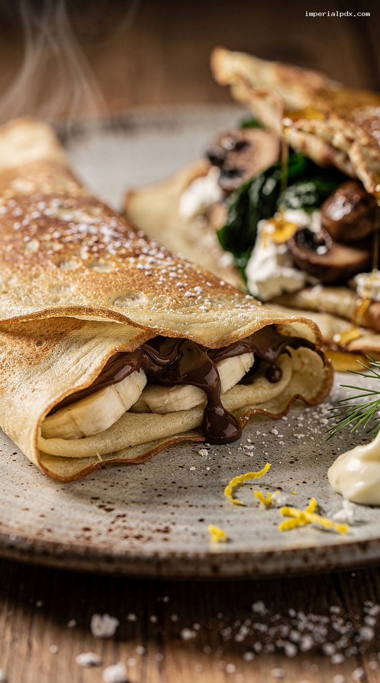 Savory and Sweet Crepe Station With Custom Fillings – Imperial Recipes