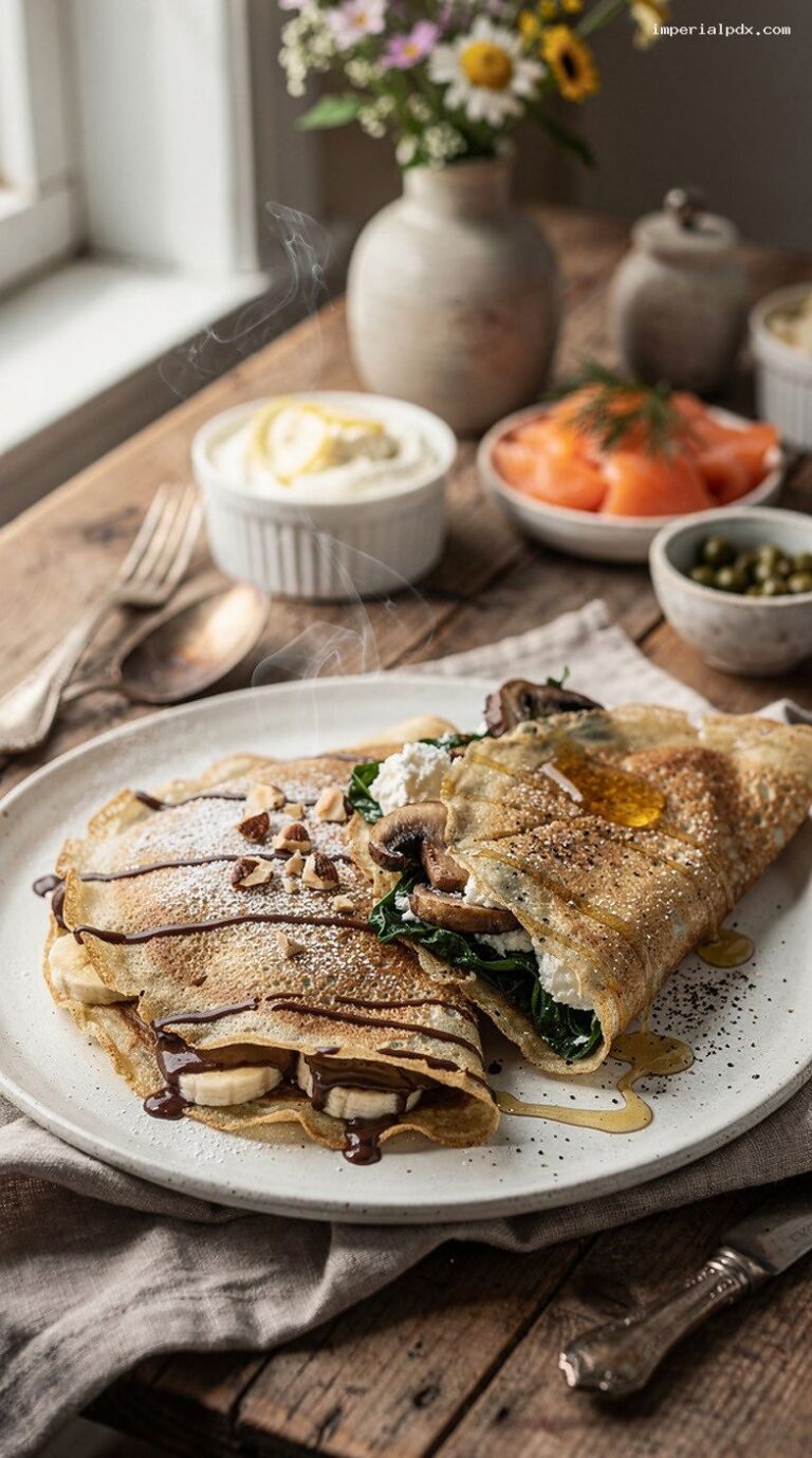 Savory and Sweet Crepe Station With Custom Fillings – Imperial Recipes