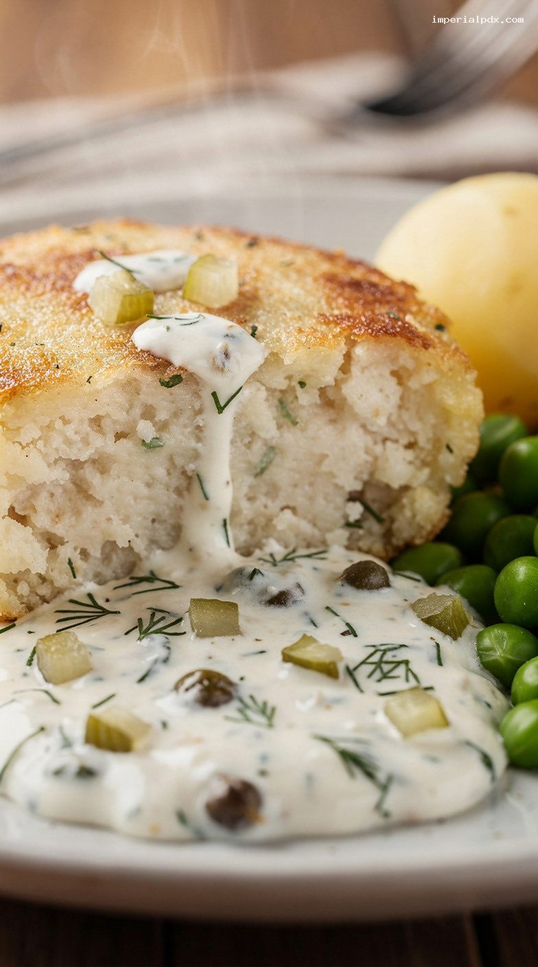 Scandinavian Fish Cakes with Remoulade, Potatoes, and Peas – Imperial ...