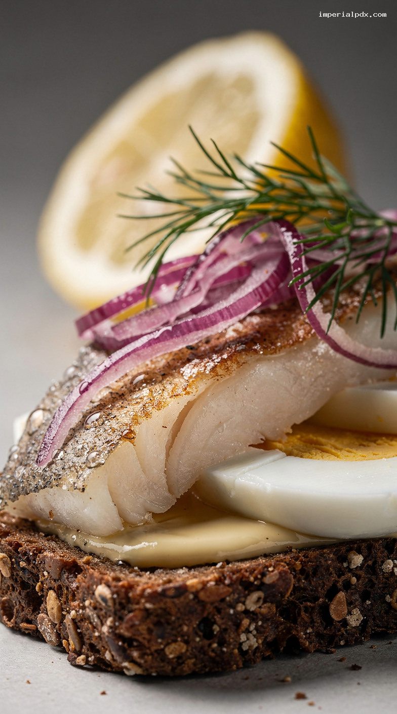 Scandinavian Fish Smørrebrød With Rye, Dill, and Lemon – Imperial Recipes