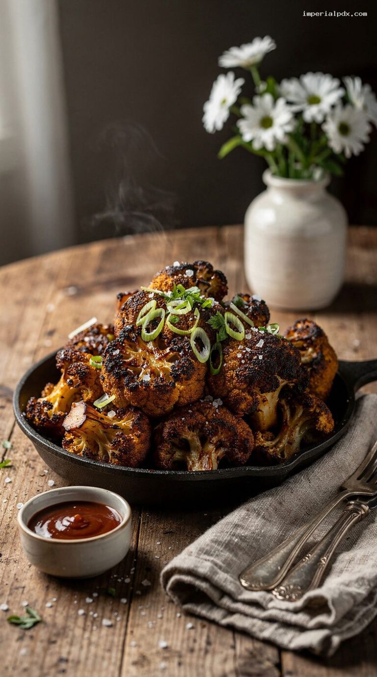 Smoked Cauliflower Burnt Ends With Sticky BBQ Bark – Imperial Recipes