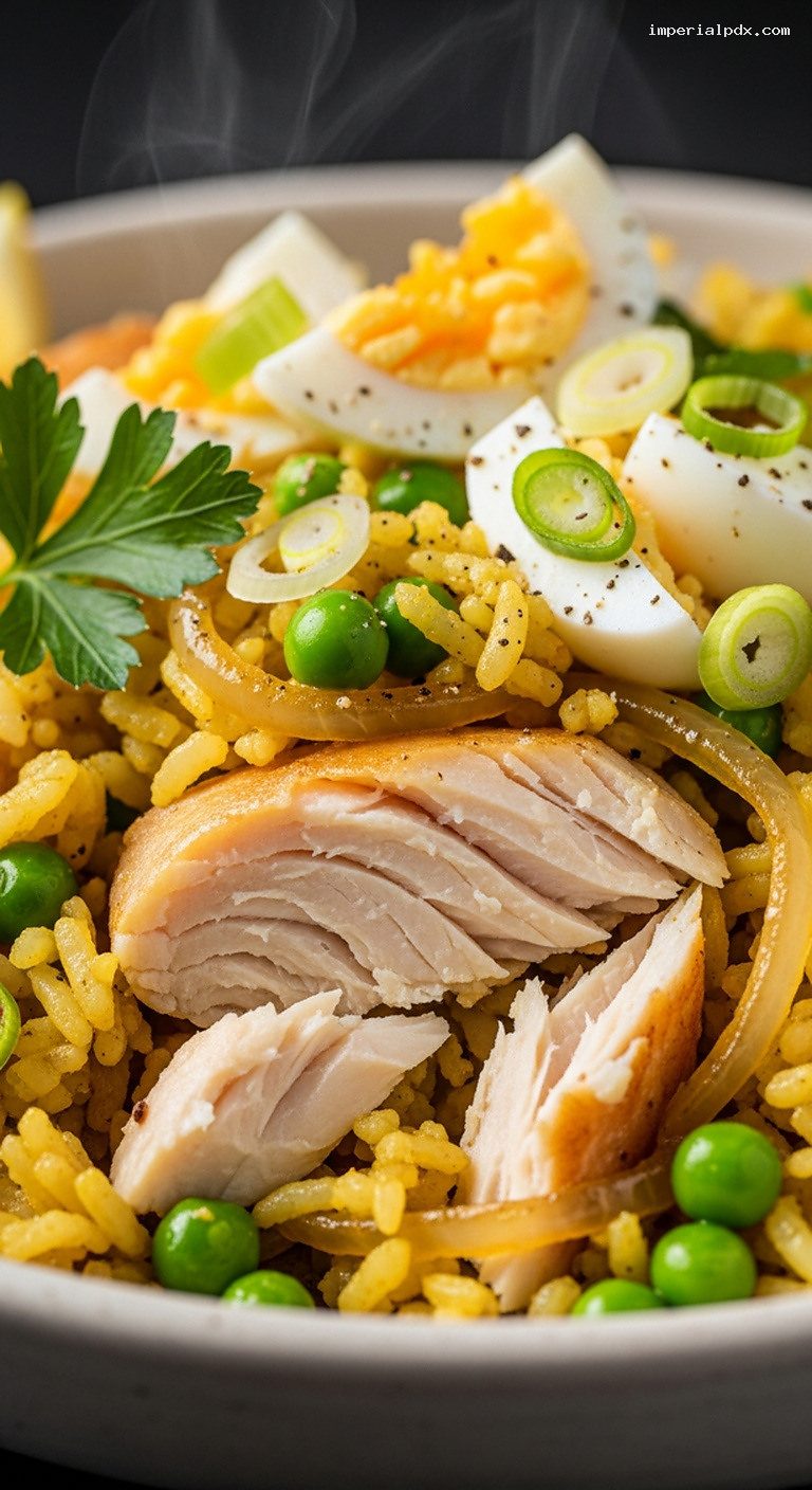 Smoked Haddock Kedgeree With Turmeric Rice, Peas, and Eggs – Imperial ...