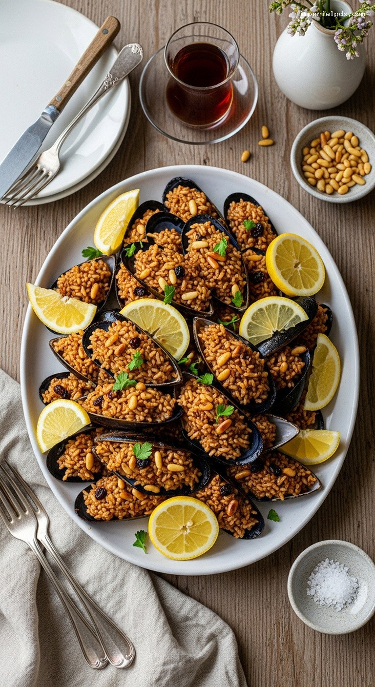 Street-Style Midye Dolma With Spiced Rice and Lemon – Imperial Recipes
