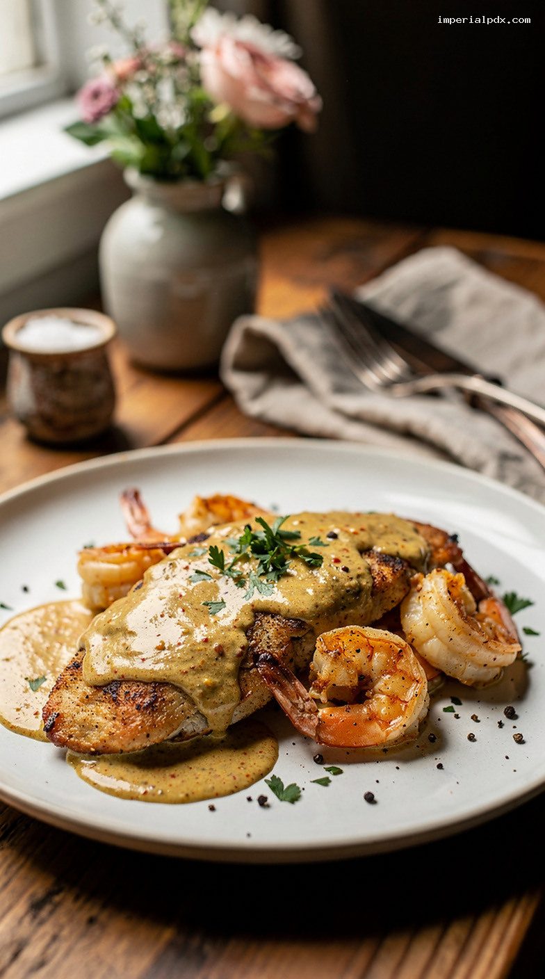 Tangy Creole Mustard Cream Sauce for Chicken or Shrimp – Imperial Recipes