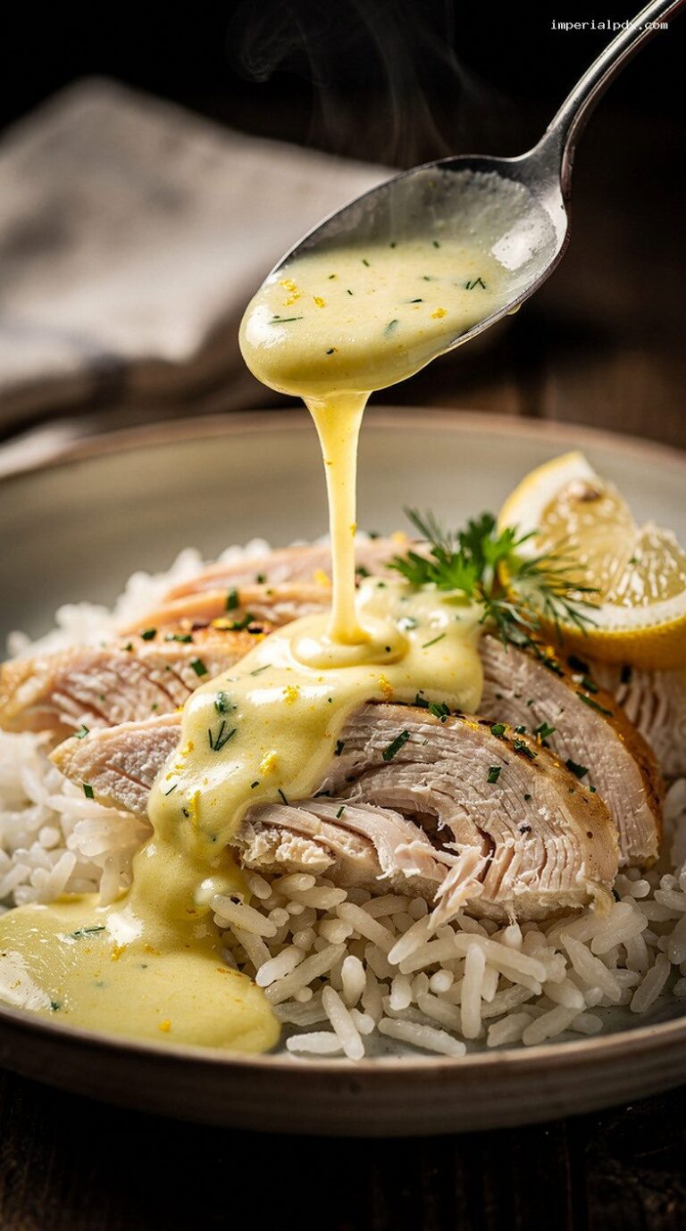Tangy Greek Avgolemono Lemon Egg Sauce for Chicken and Rice – Imperial ...