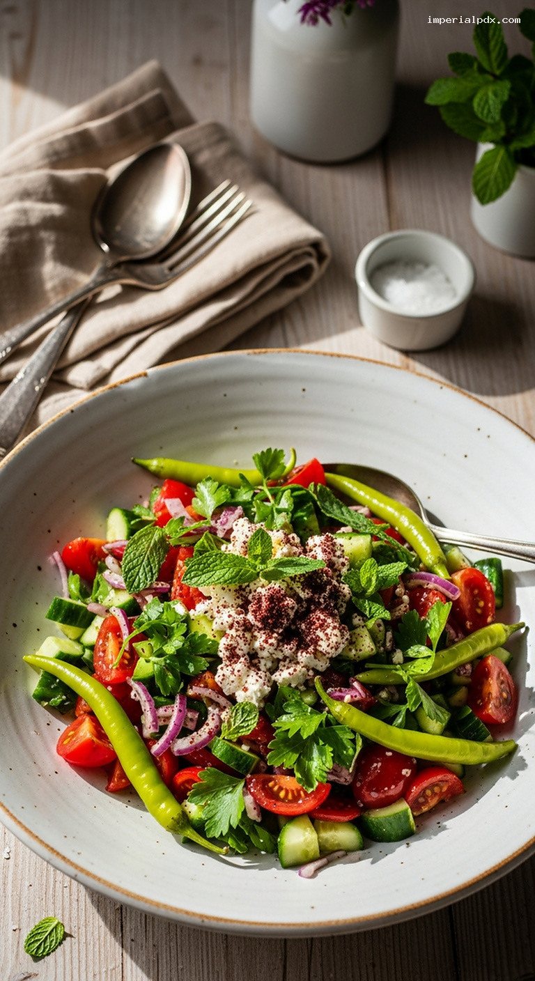 Turkish Çoban Salata (Shepherd’s Salad) With Lemon and Mint – Imperial ...