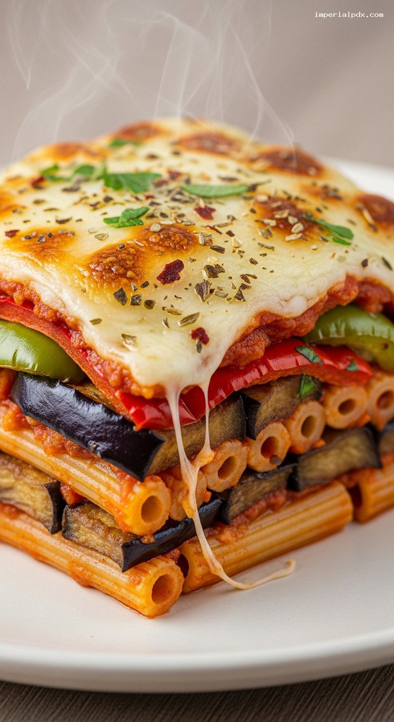 Turkish Baked Pasta With Roasted Eggplant and Kasar – Imperial Recipes