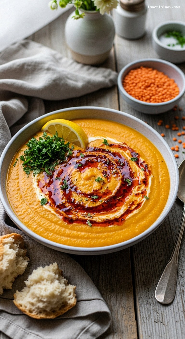 Turkish Red Lentil Comfort Soup With Spiced Oil – Imperial Recipes