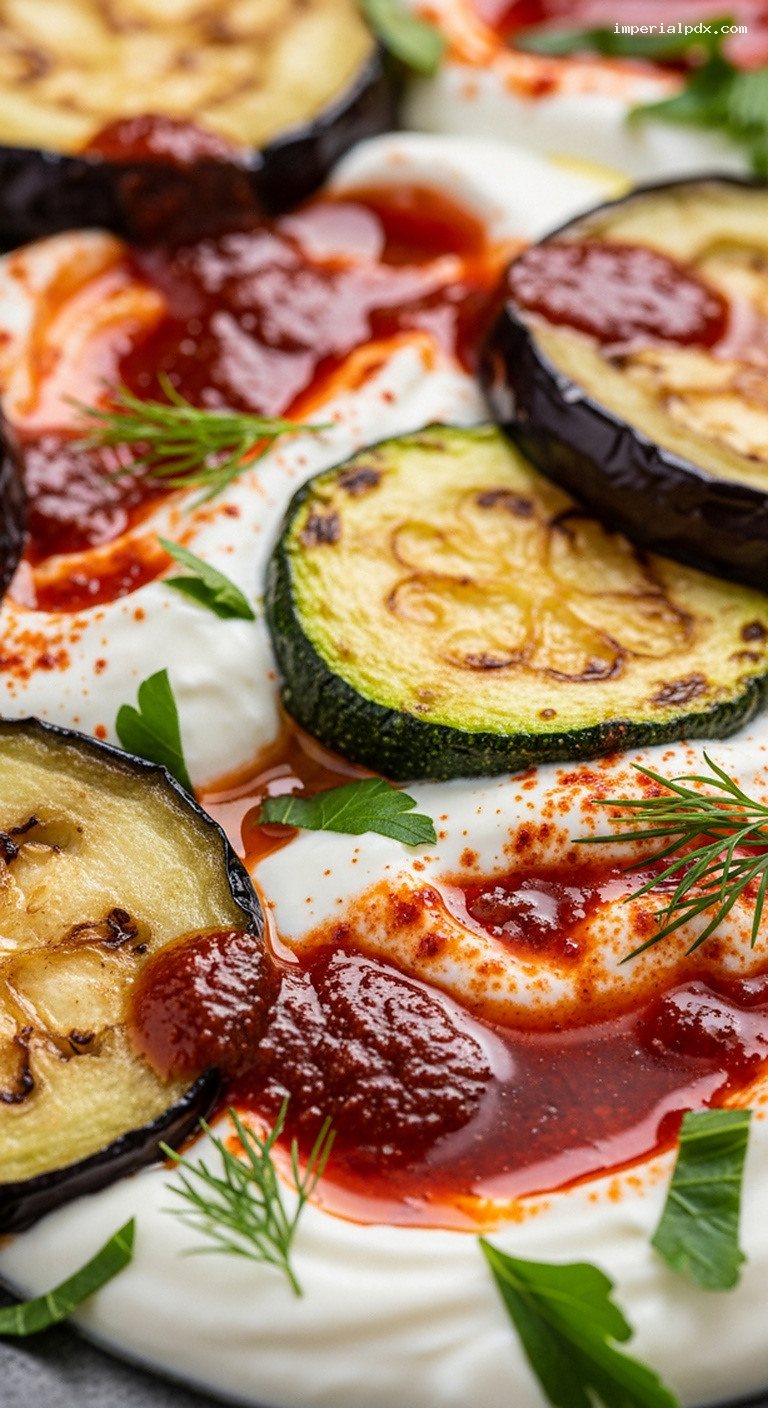 Turkish Summer Veggie Platter With Garlicky Yogurt and Paprika Butter ...