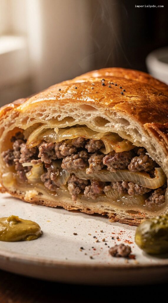 Bierock-Style Cabbage and Beef Pie – Imperial Recipes