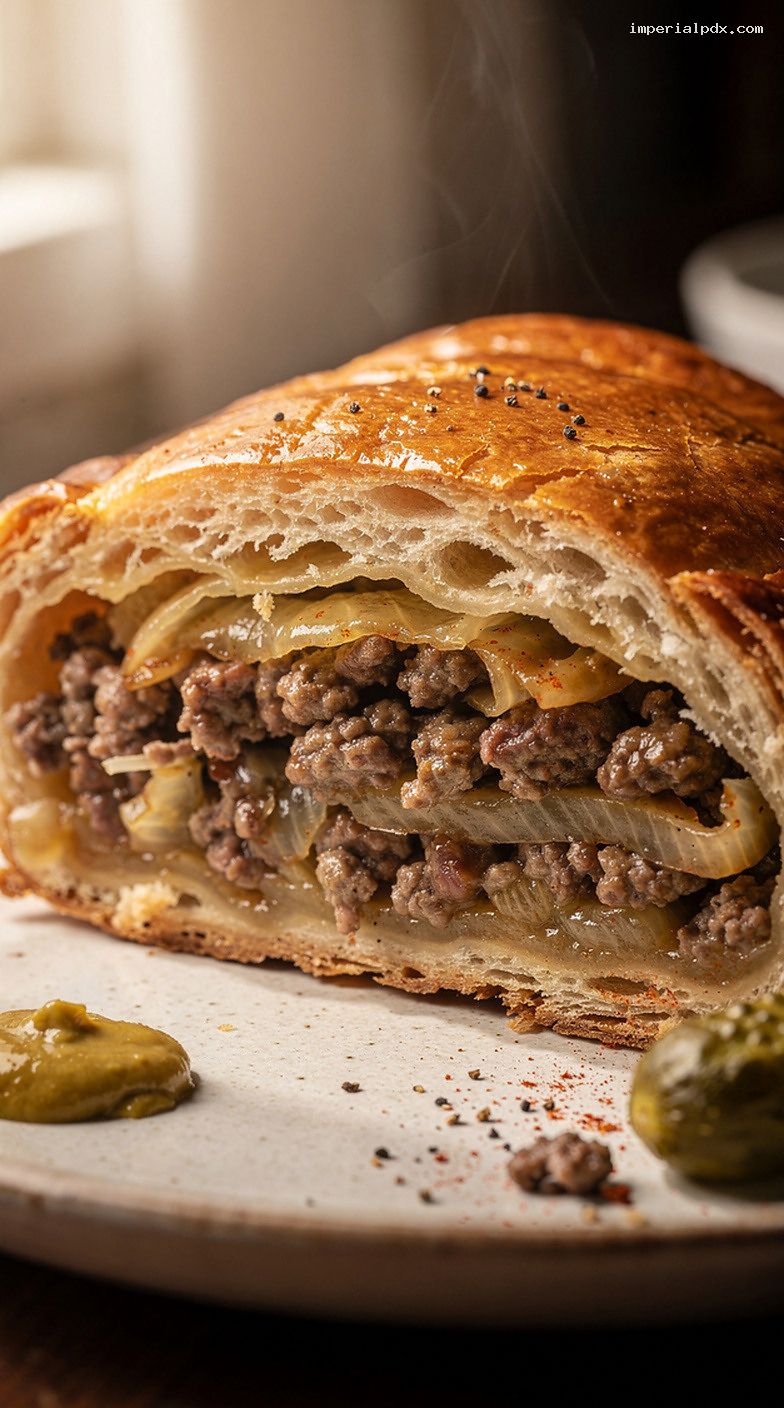 Bierock-Style Cabbage and Beef Pie – Imperial Recipes