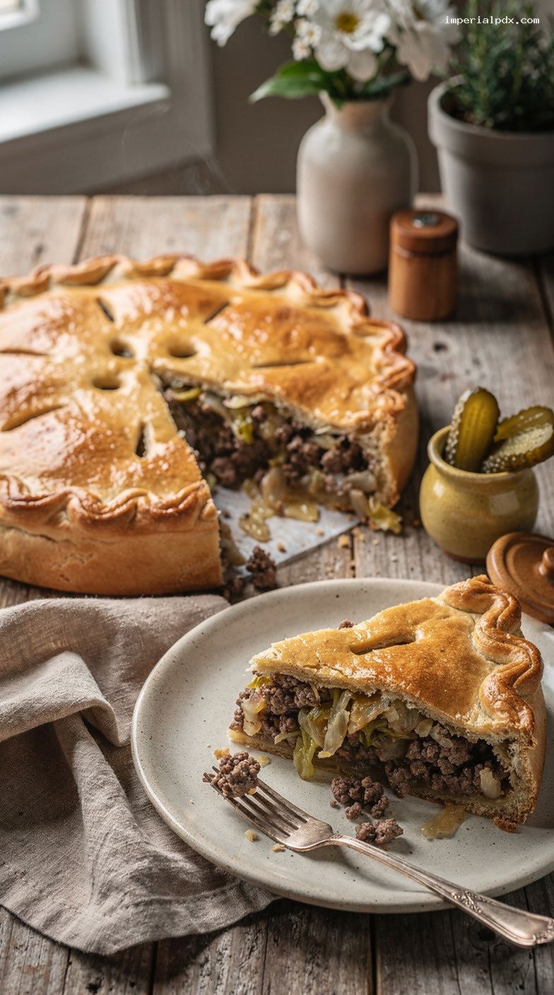 Bierock-Style Cabbage and Beef Pie – Imperial Recipes