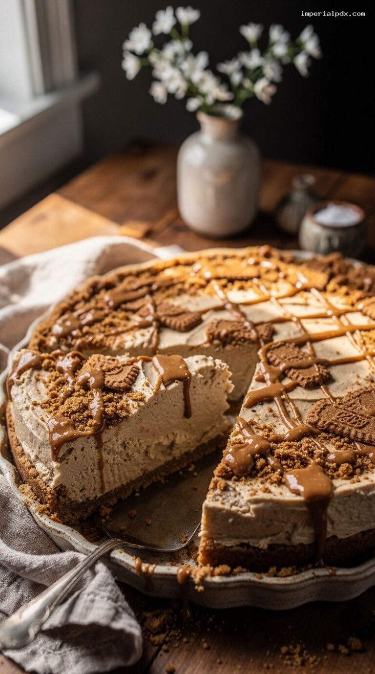 Biscoff Cookie Butter Pie with Whipped Cheesecake Filling – Imperial ...