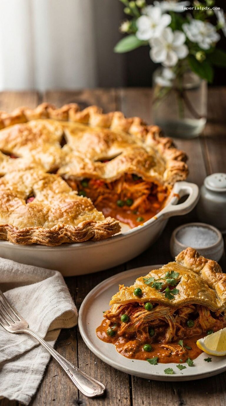 Butter Chicken Pot Pie With Flaky Crust – Imperial Recipes