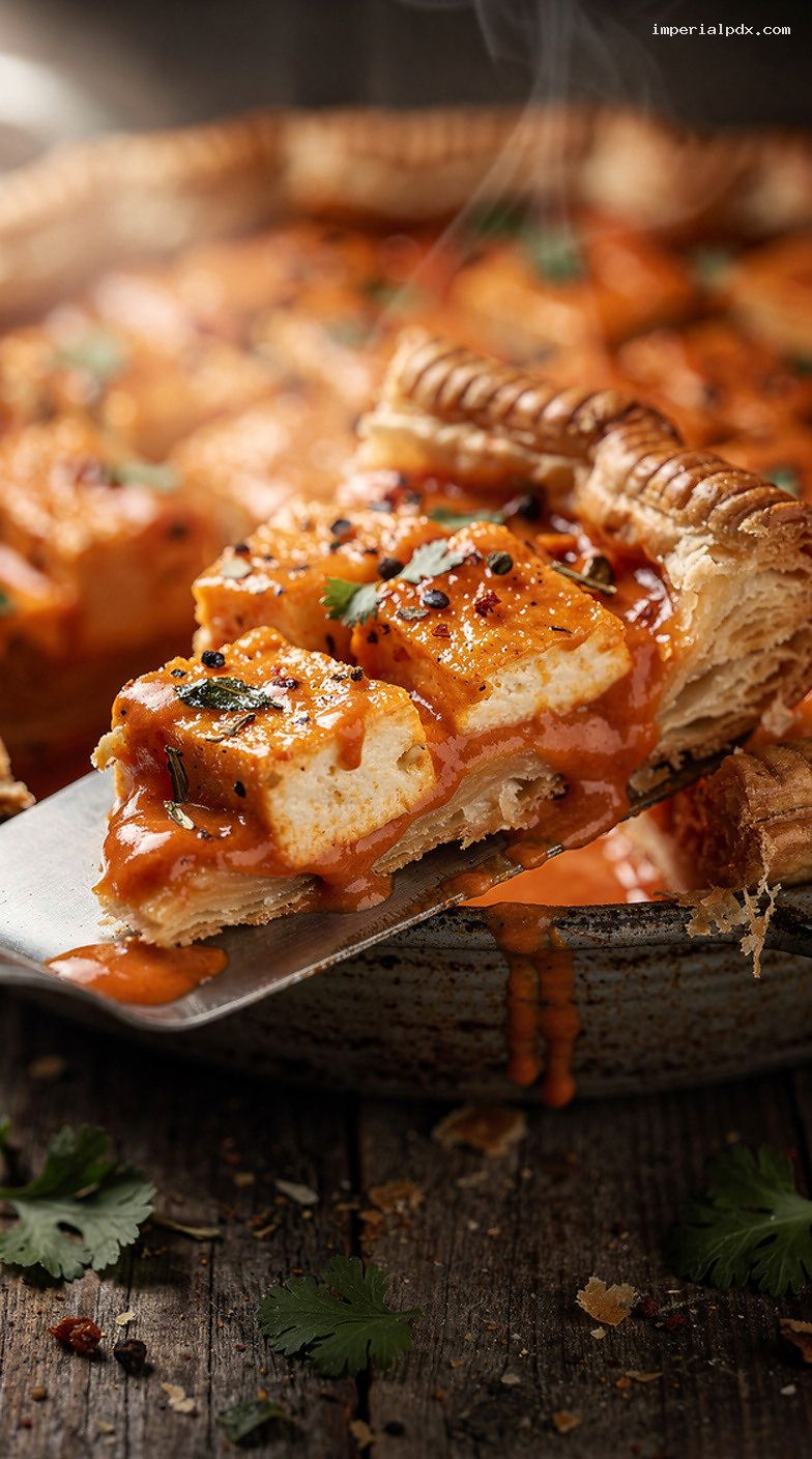 Butter Paneer Pie With Puff Pastry Crust – Imperial Recipes