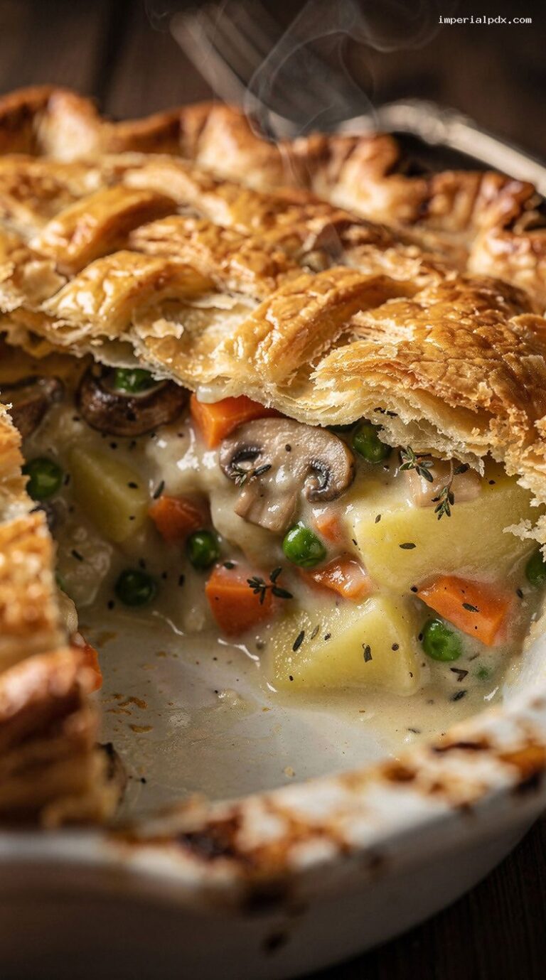 Flaky-Crust Vegetable Pot Pie with Creamy Mushroom Filling – Imperial ...