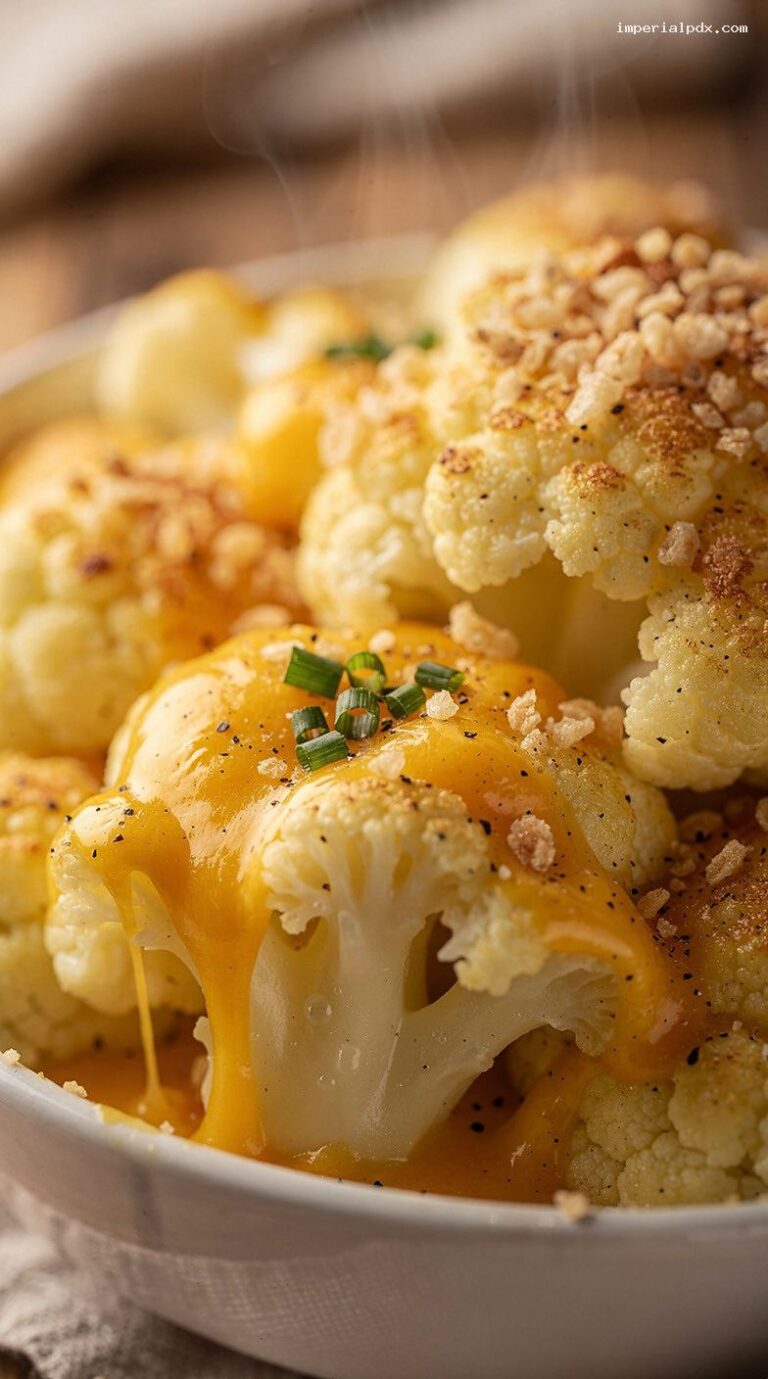 Microwave Cheesy Cauliflower Au Gratin Bowl – Imperial Recipes
