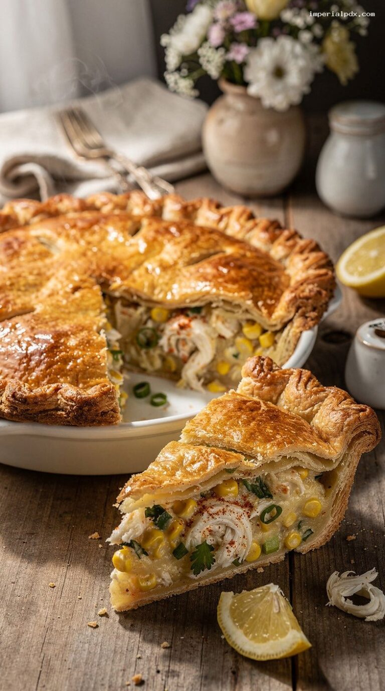 Old Bay Crab and Corn Pie with Scallions – Imperial Recipes