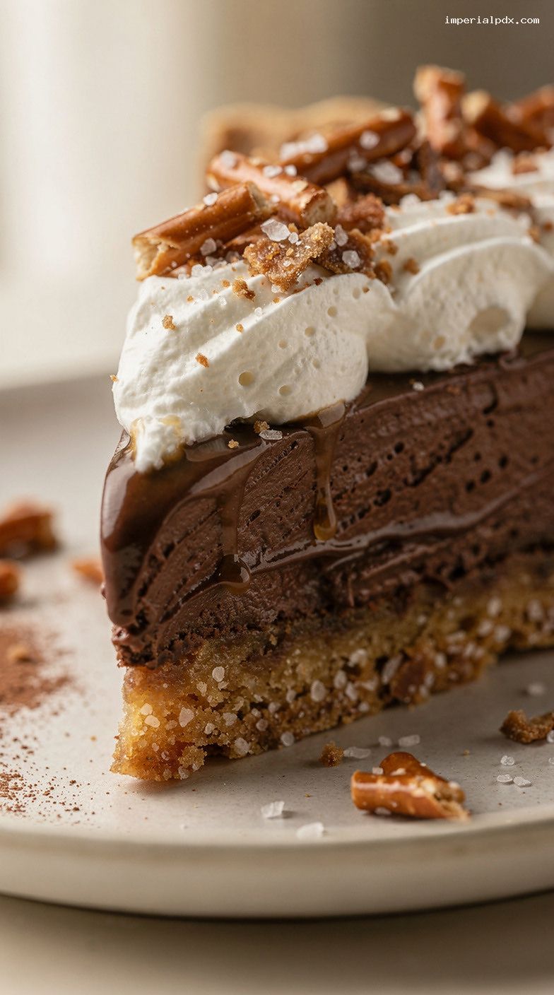 Salty-Sweet Pretzel Chocolate Cream Pie – Imperial Recipes