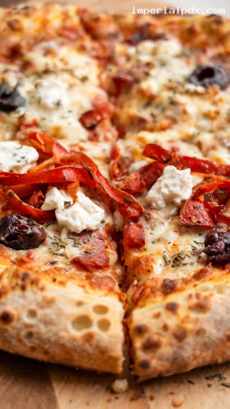 Roasted Red Pepper and Feta Pizza – Imperial Recipes