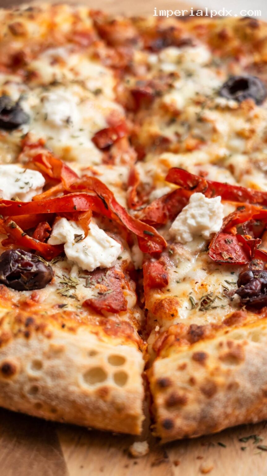 Roasted Red Pepper and Feta Pizza – Imperial Recipes