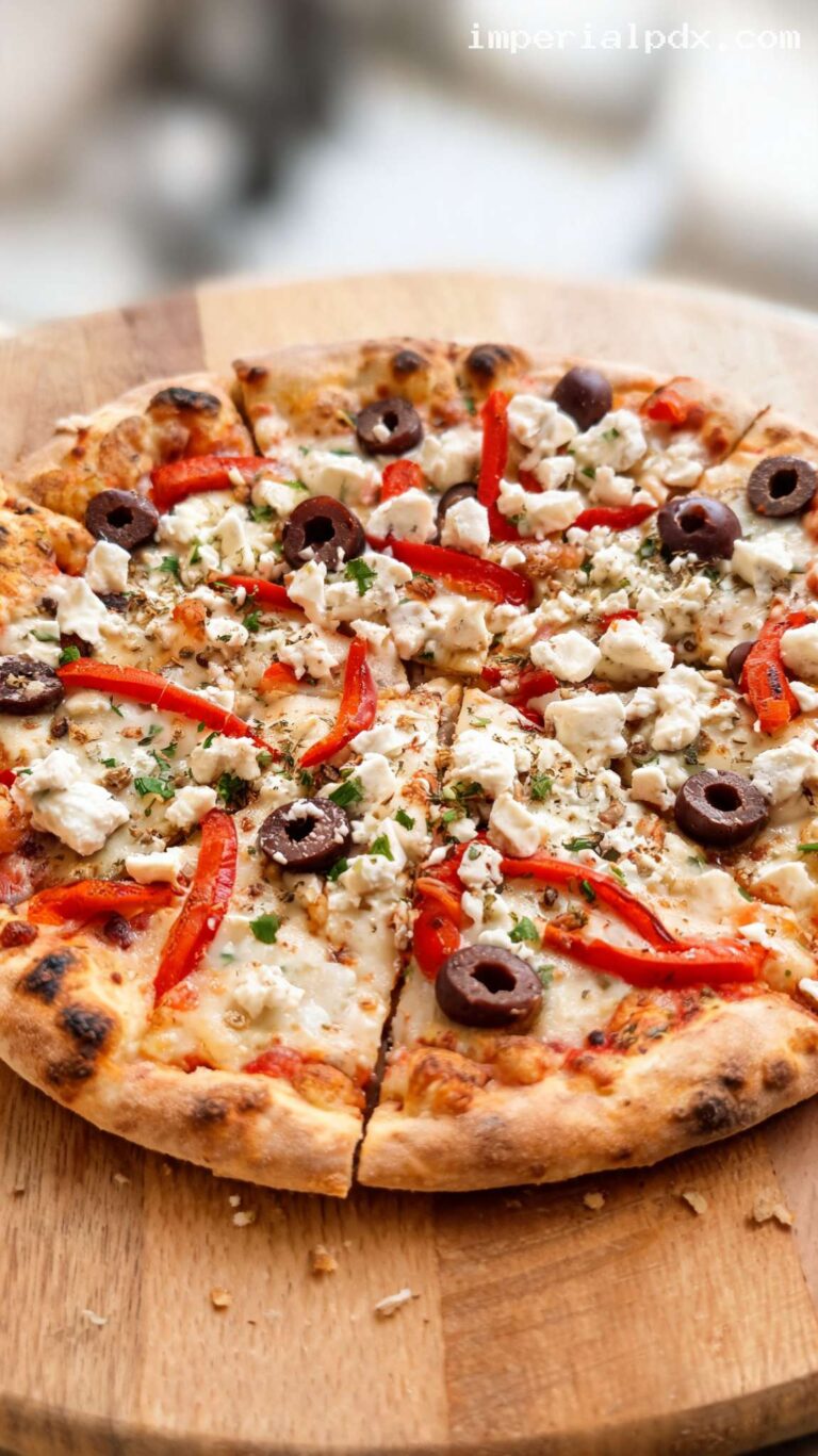 Roasted Red Pepper and Feta Pizza – Imperial Recipes